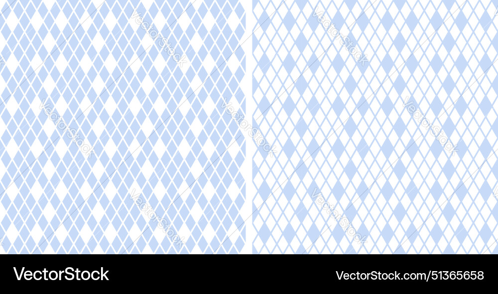 Seamless diamonds patterns Royalty Free Vector Image