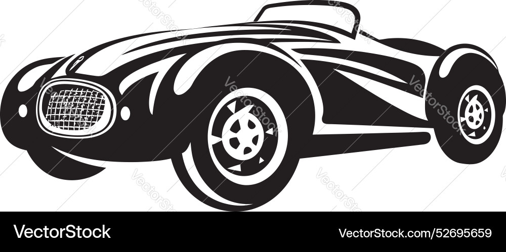 Racing reverie formula one logo icon high speed Vector Image