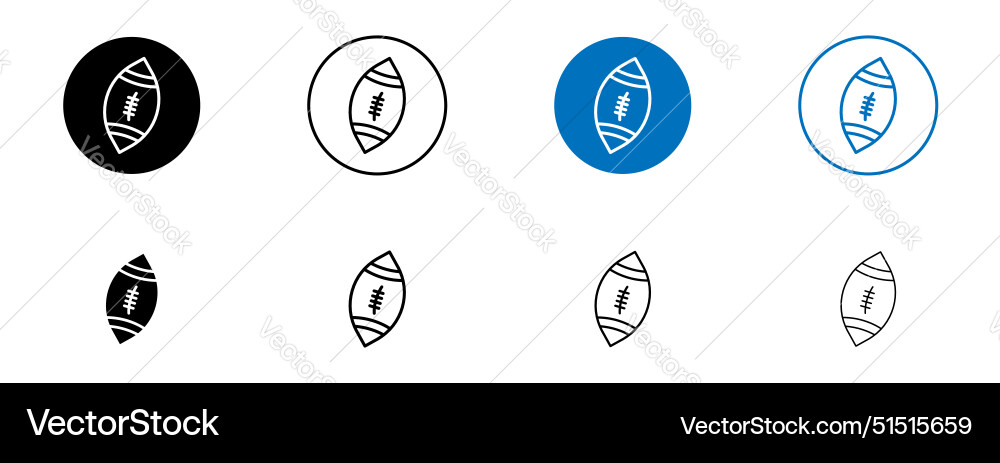Rugby icon Royalty Free Vector Image - VectorStock