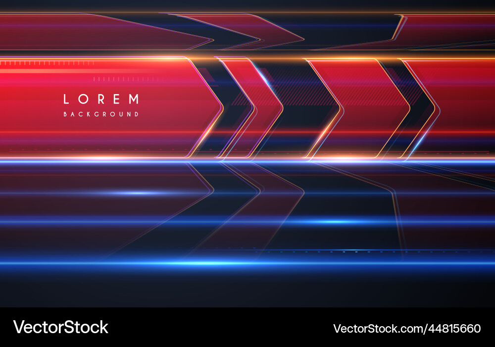 Abstract neon colors motion lines background Vector Image