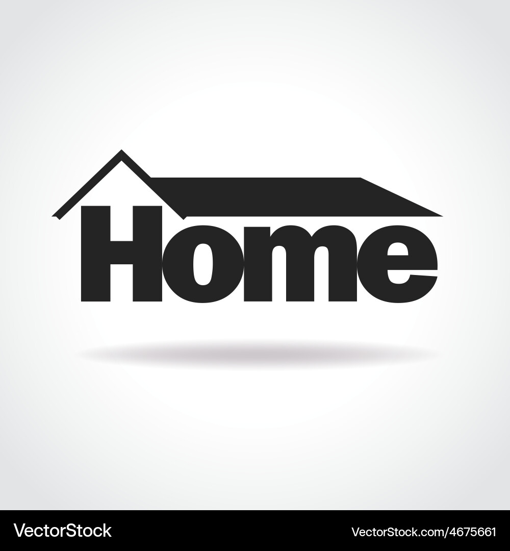 Home logo concept Royalty Free Vector Image - VectorStock