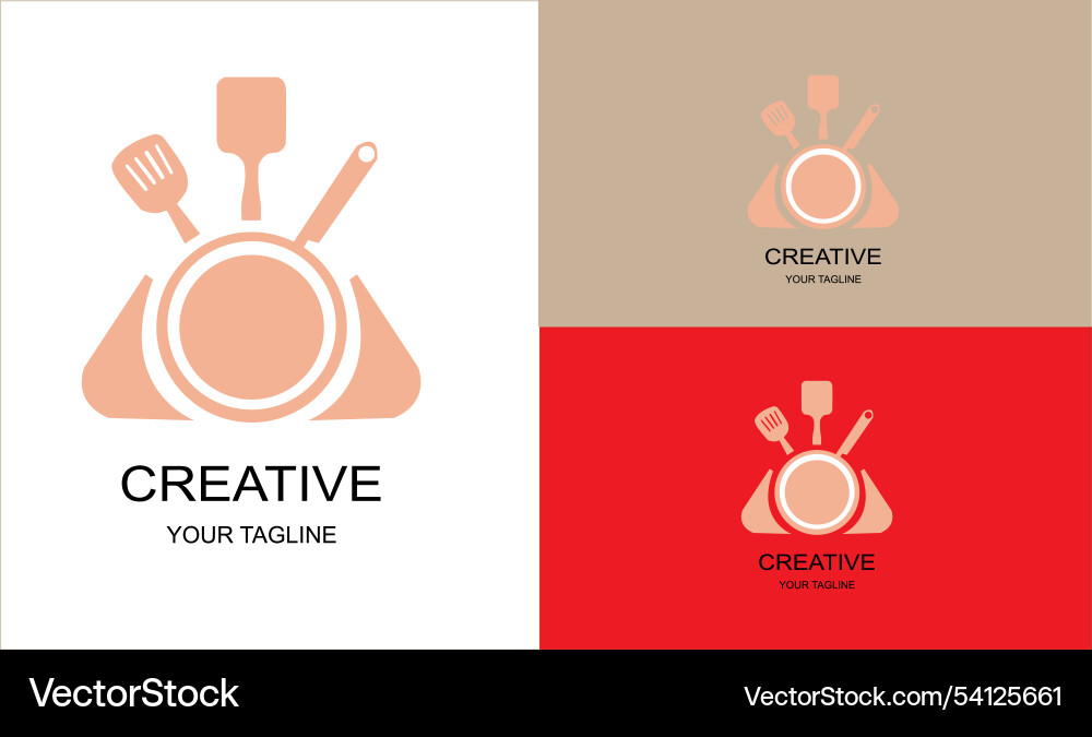 Love cooking logo Royalty Free Vector Image - VectorStock