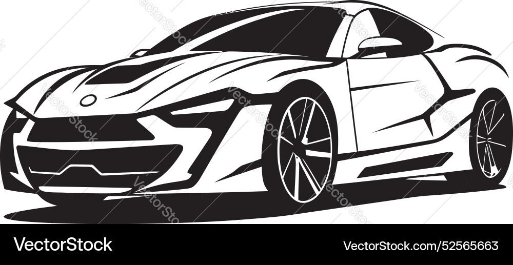 Aero alpha cutting edge supercar innovation – Royalty-Free Vector ...