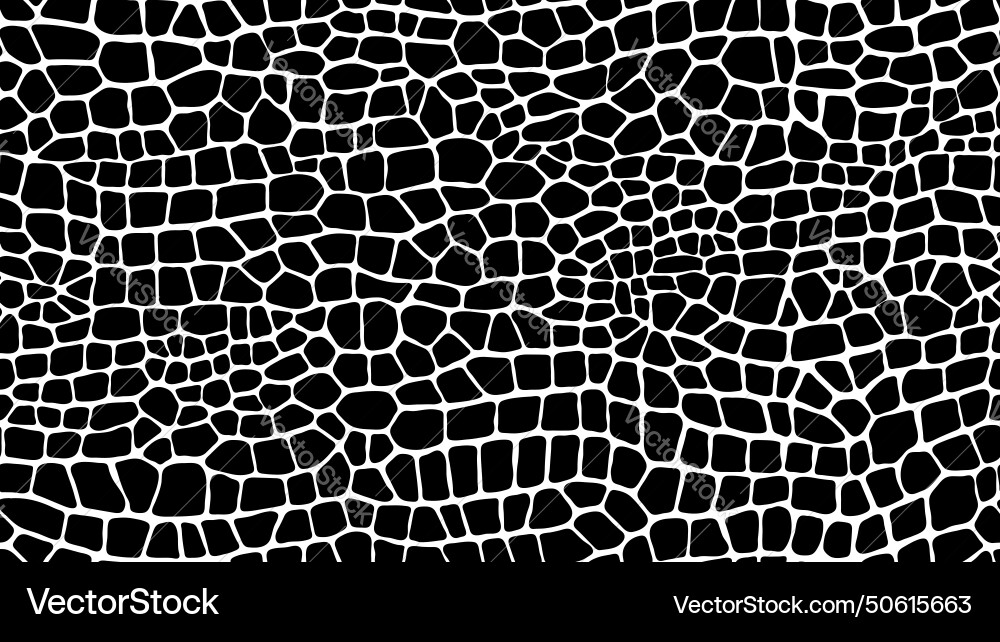 Dinosaur crocodile and snake reptile skin pattern Vector Image