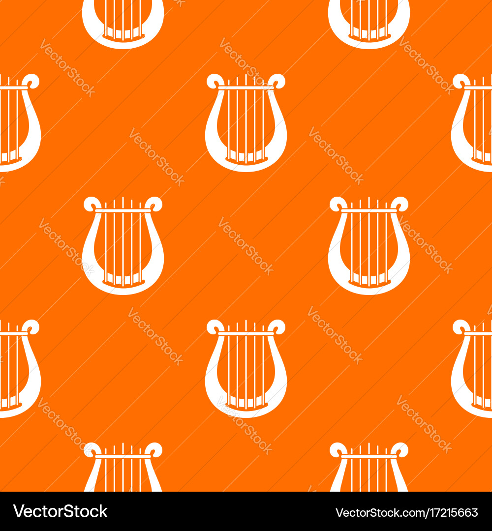 Harp pattern seamless Royalty Free Vector Image