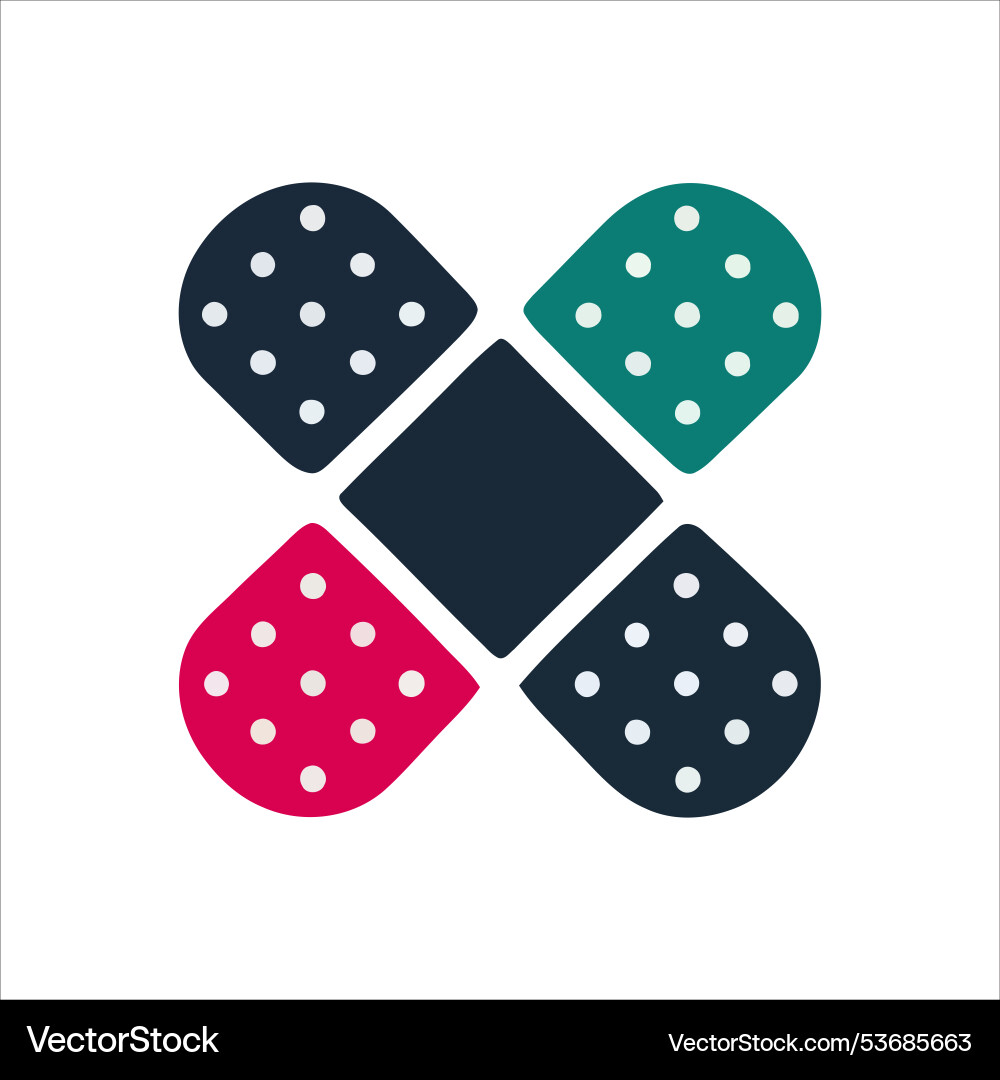 Logo for medical professionals Royalty Free Vector Image