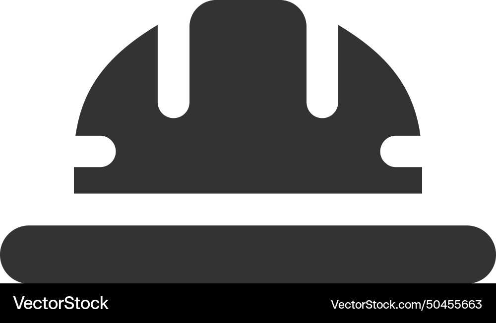 Worker helmet icon Royalty Free Vector Image - VectorStock