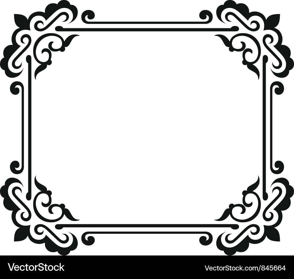 Blank frames Royalty Free Vector Image - VectorStock