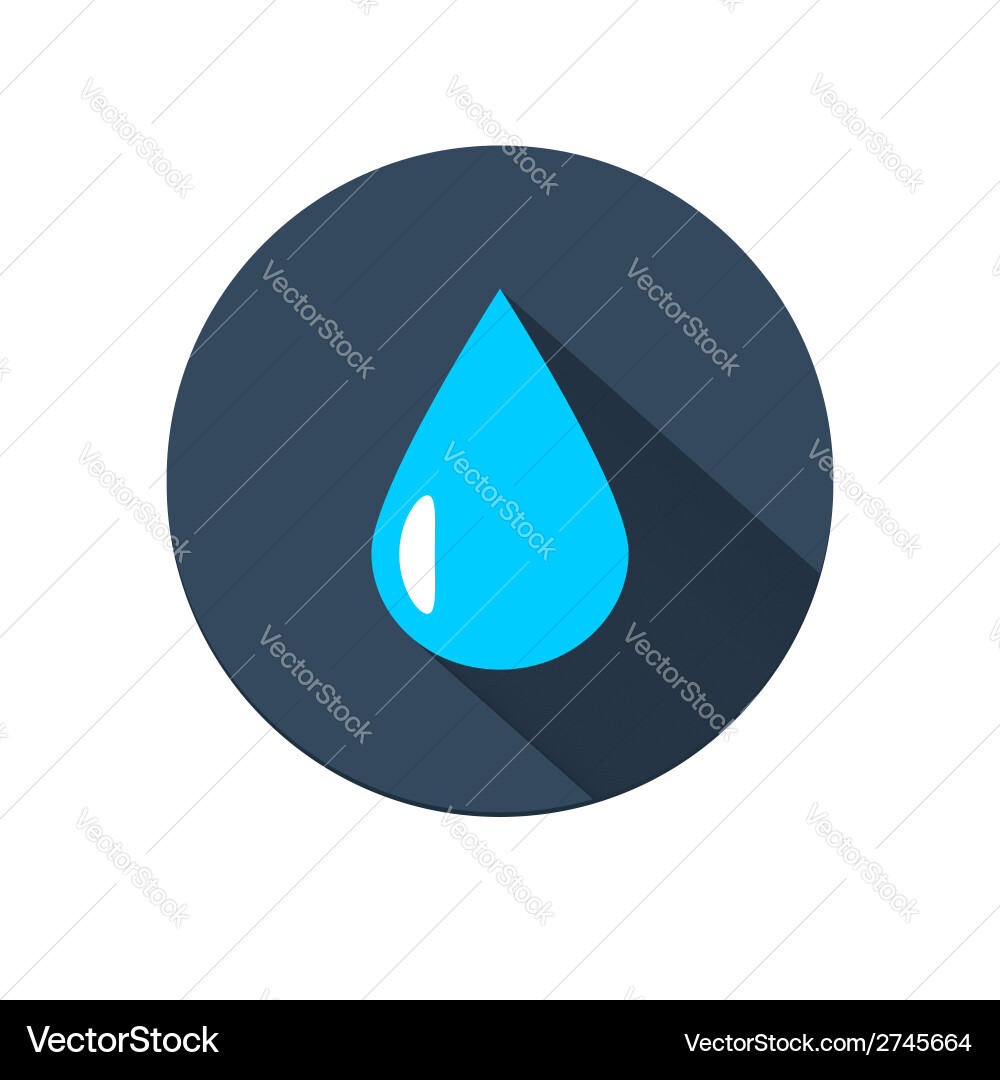 Raindrop icon Royalty Free Vector Image - VectorStock