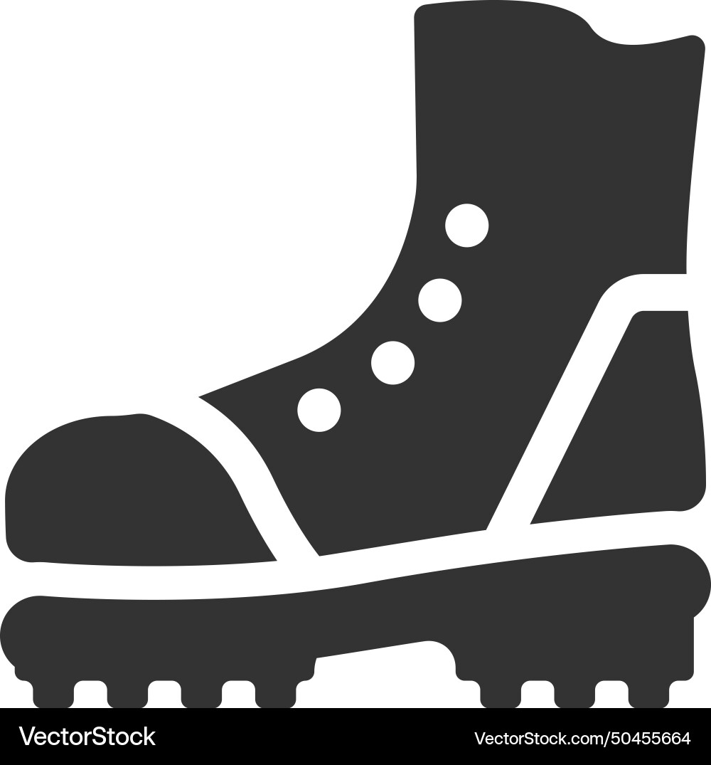 Safety boots icon Royalty Free Vector Image - VectorStock
