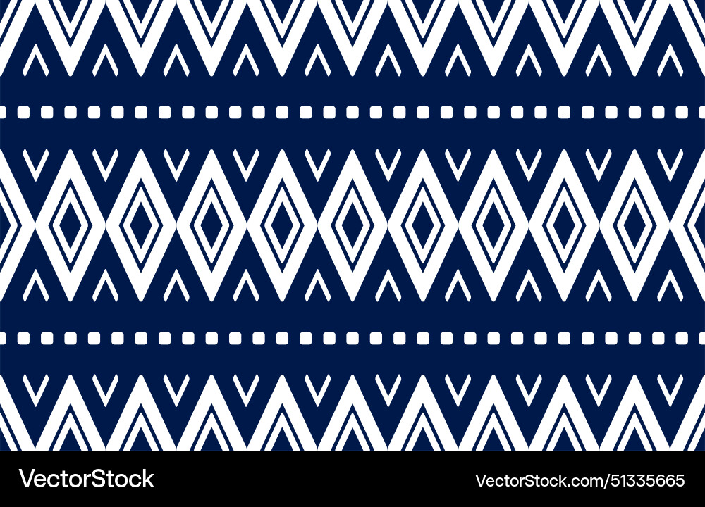 Ethnic tribal pattern art geometric Royalty Free Vector