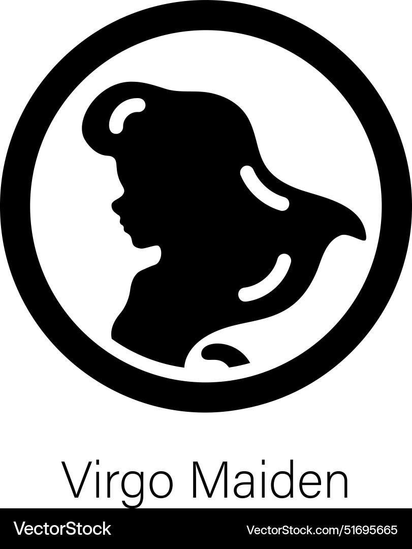 Virgo maiden Royalty Free Vector Image - VectorStock