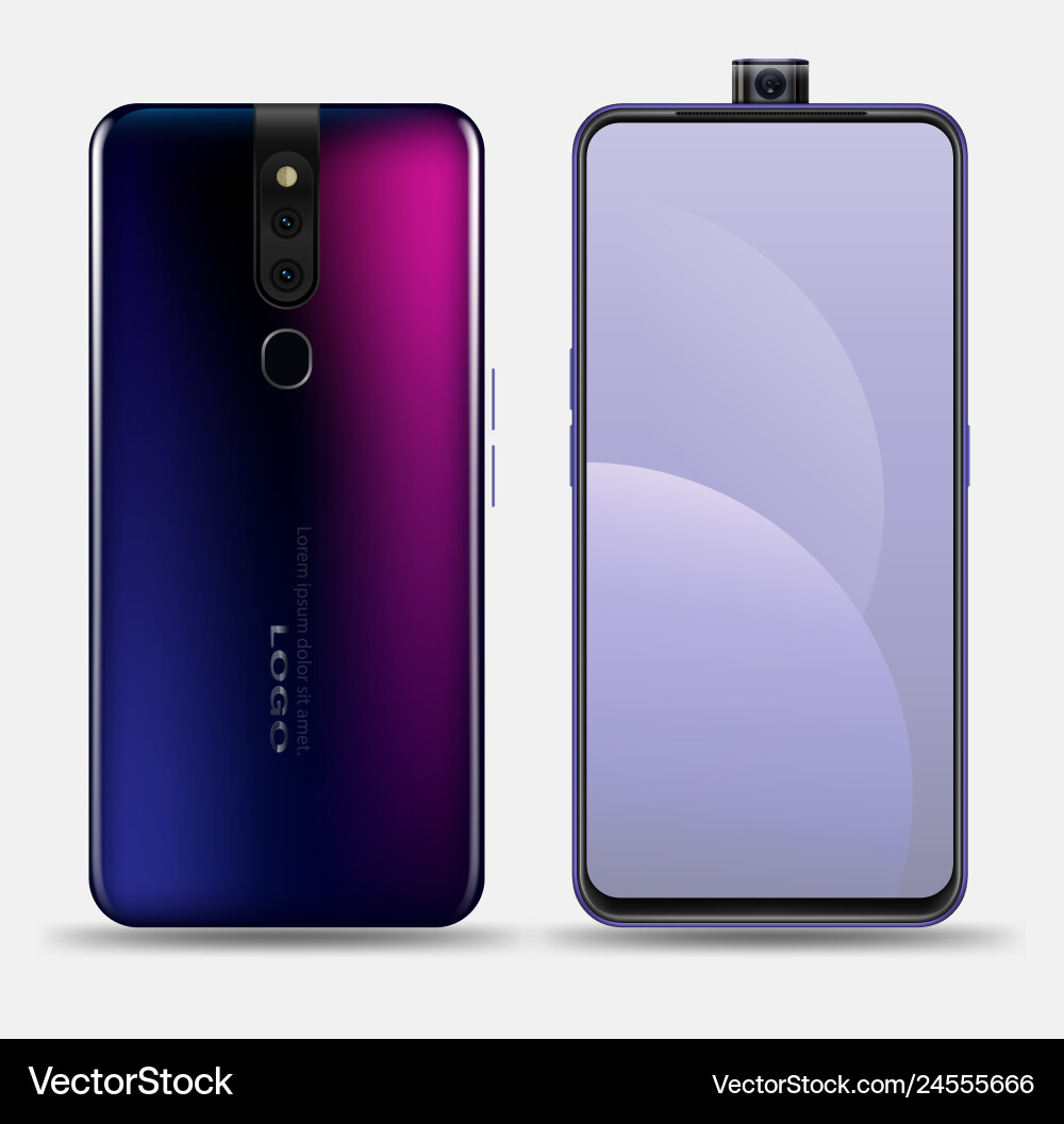 Smartphone mockup Royalty Free Vector Image - VectorStock