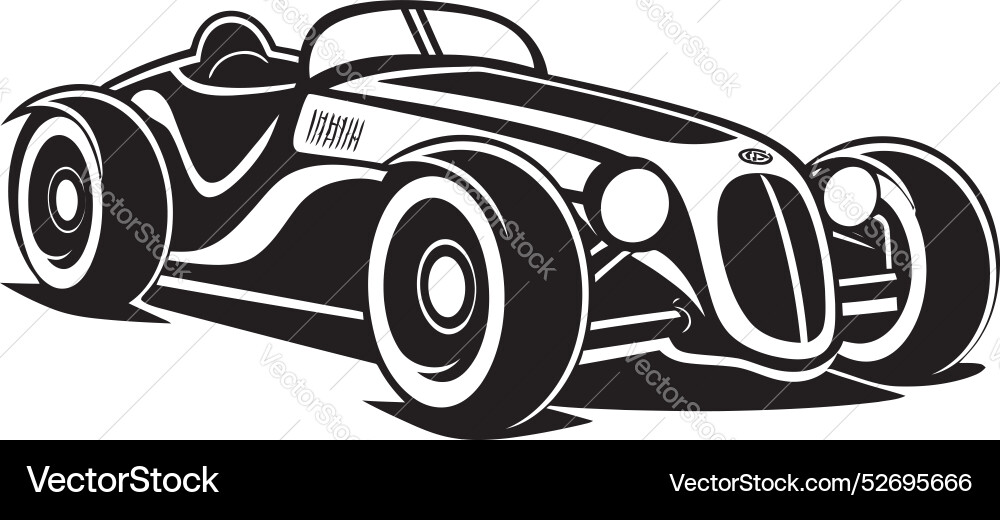 Turbocharged triumph formula one icon design Vector Image