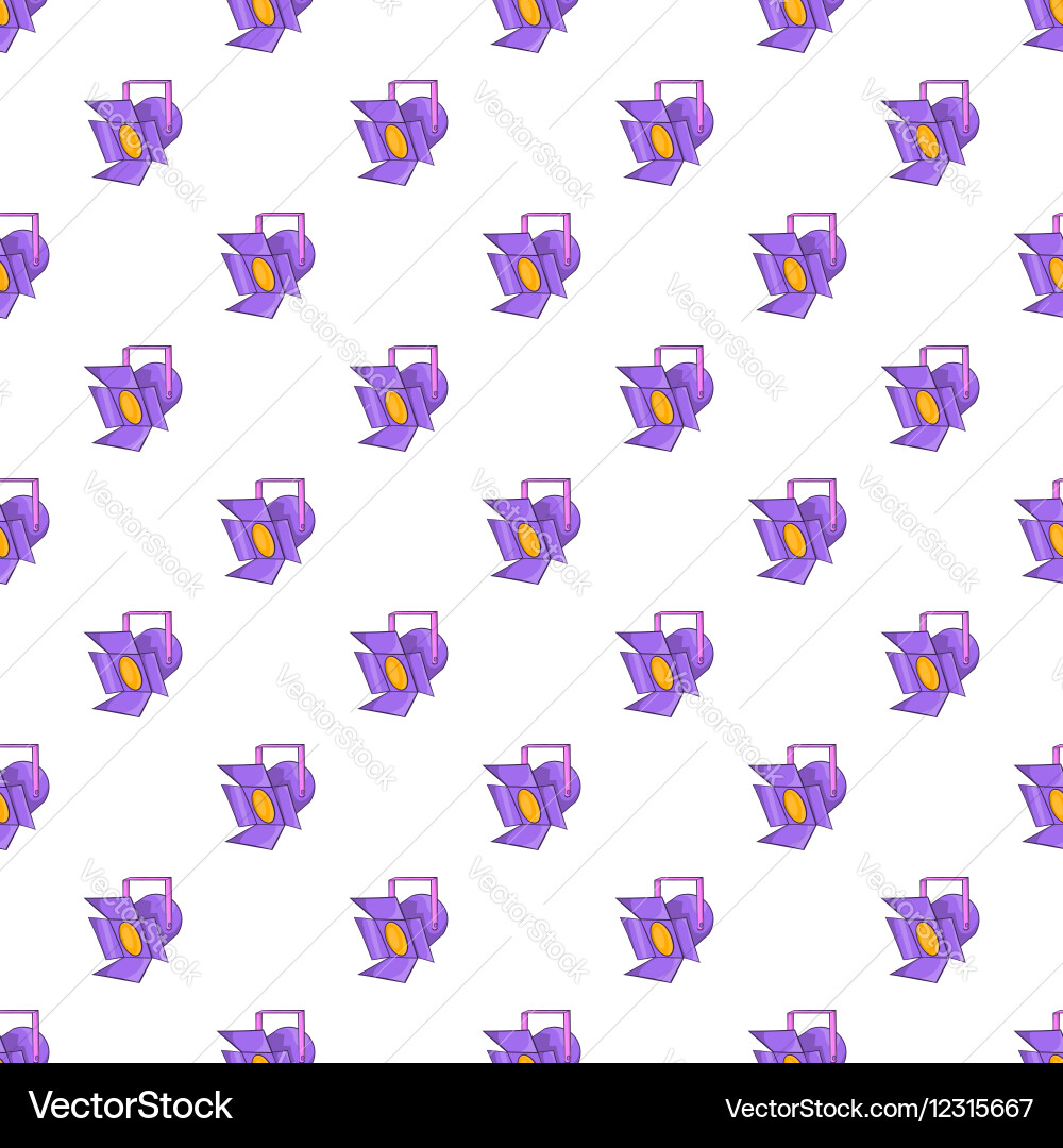 Spotlight pattern cartoon style Royalty Free Vector Image