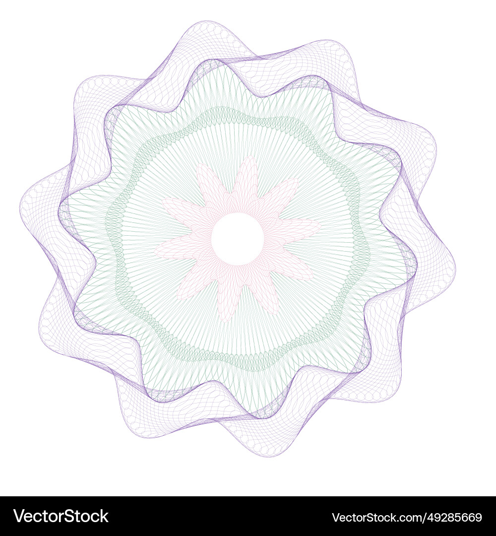 Watermark guillocewatermark pattern Royalty Free Vector