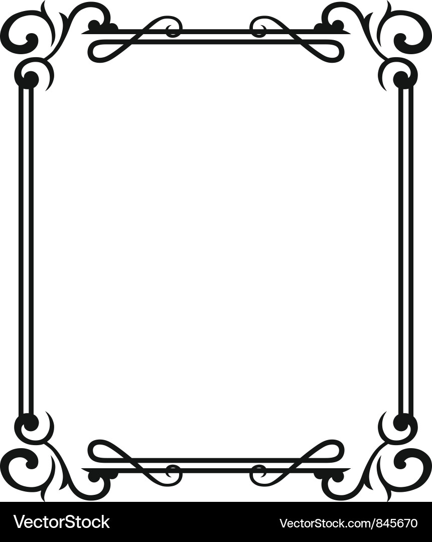 Blank frames Royalty Free Vector Image - VectorStock