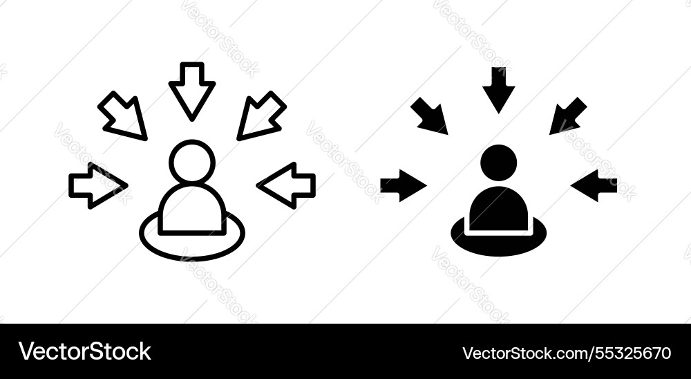 Centric consumer icons pack in black flat Vector Image