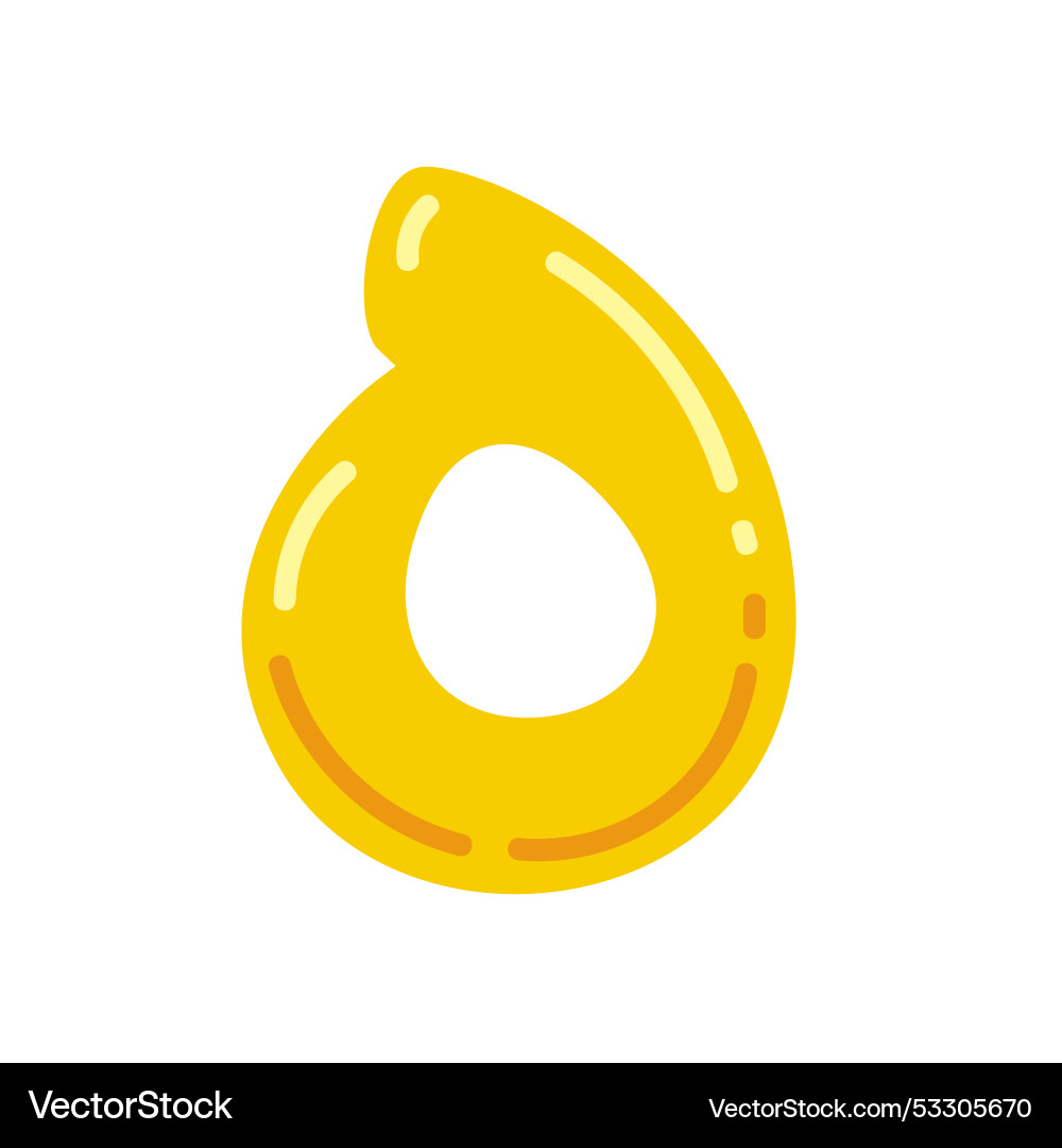 Ha letter hijaiyah letter Royalty Free Vector Image