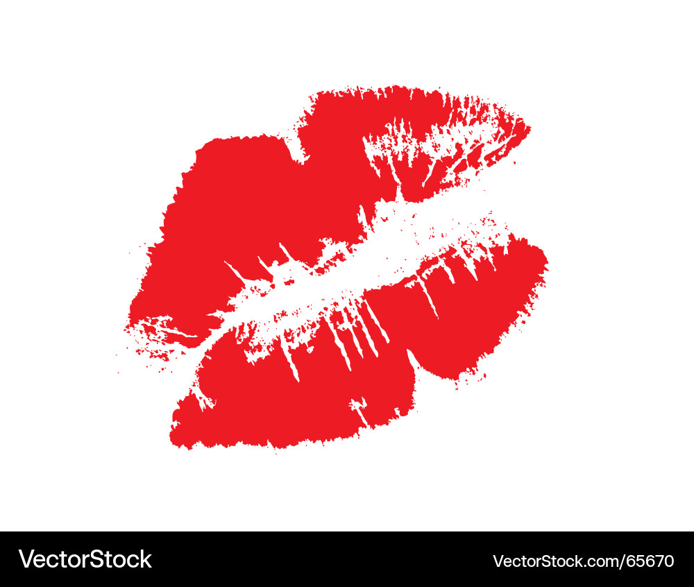 Kiss Royalty Free Vector Image - VectorStock