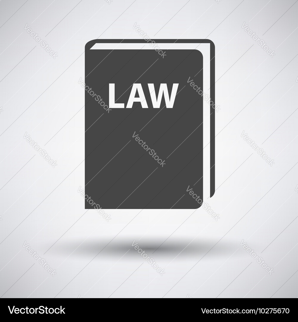 Law book icon Royalty Free Vector Image - VectorStock