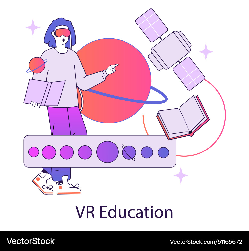 Ar and vr2 flat Royalty Free Vector Image - VectorStock