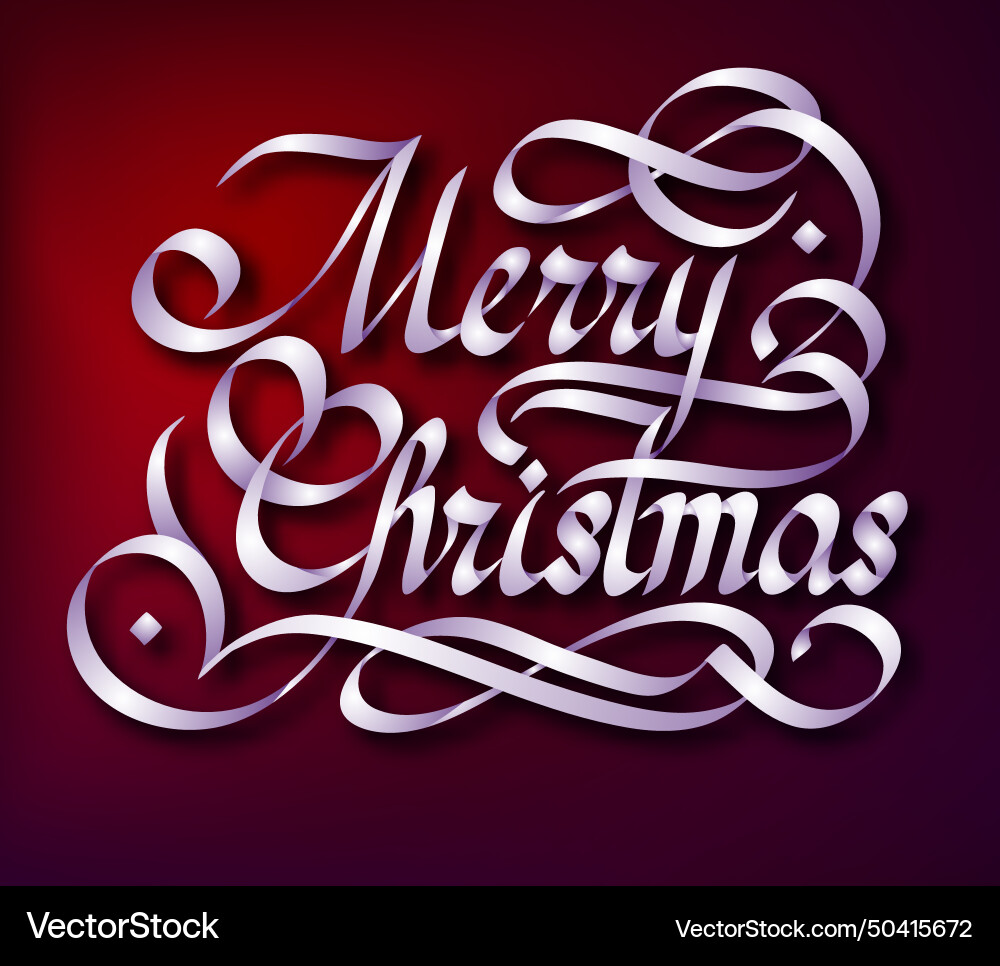 Typographic greeting design template Royalty Free Vector