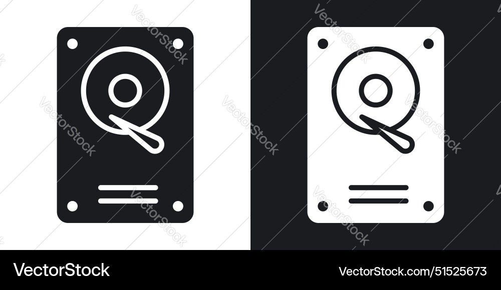 Hard disk icon Royalty Free Vector Image - VectorStock