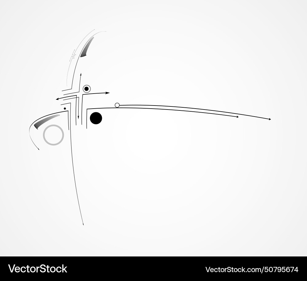 Abstract futuristic fade computer technology Vector Image