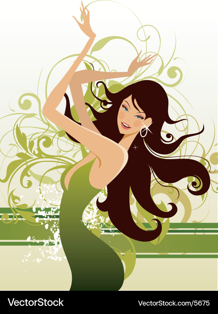 Fashion model Royalty Free Vector Image - VectorStock