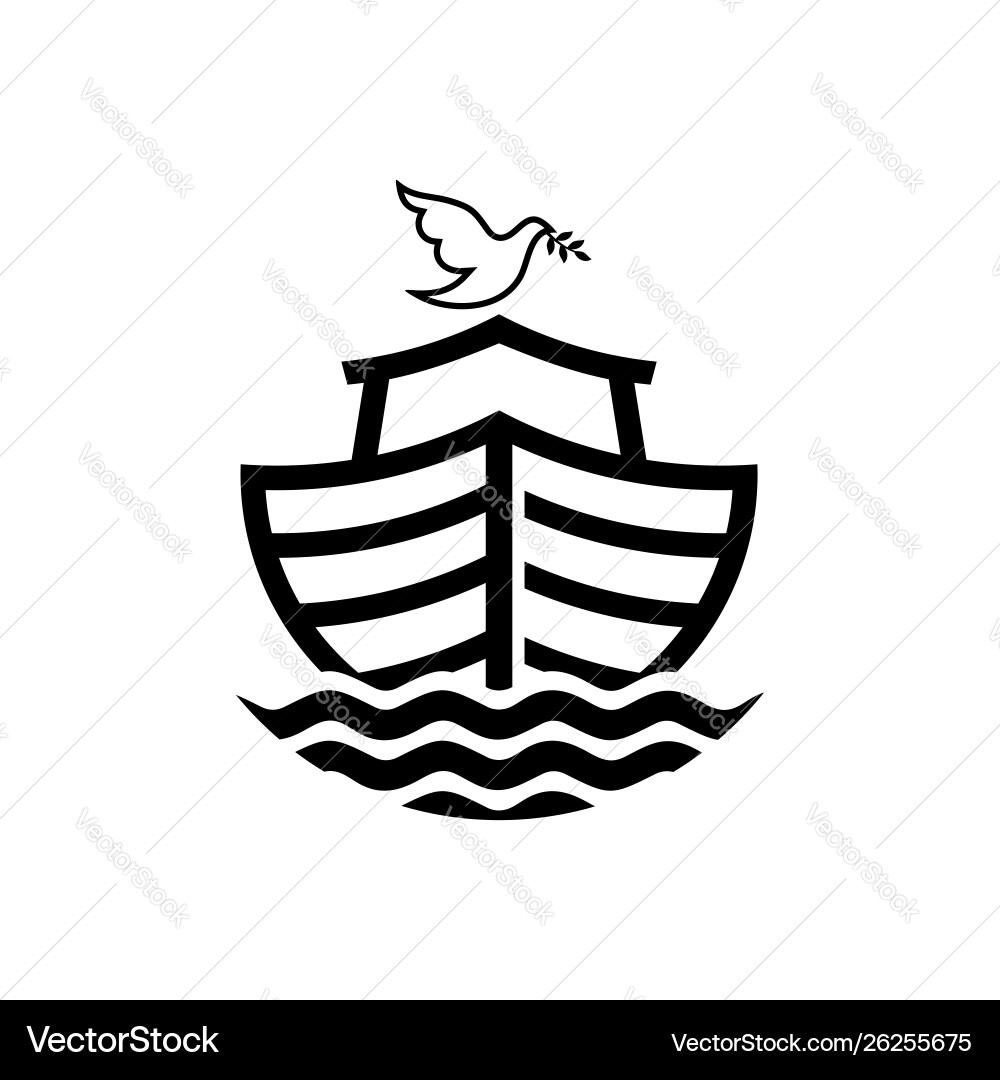 Noah's Ark - Biblical Symbol Royalty Free Vector Image