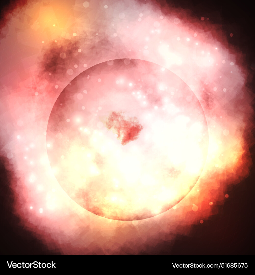 Starry background rich star forming nebula Vector Image