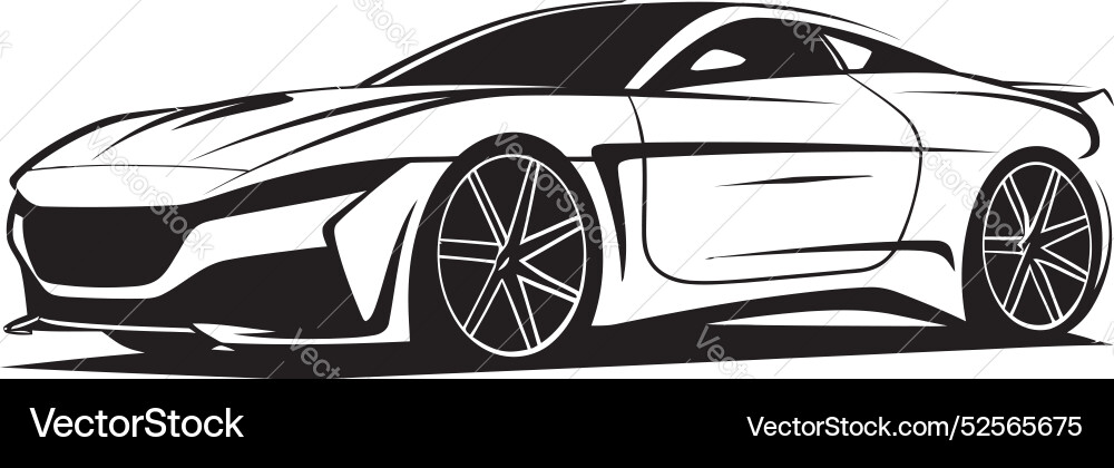 Vortex vanguard leading the evolution of speed Vector Image