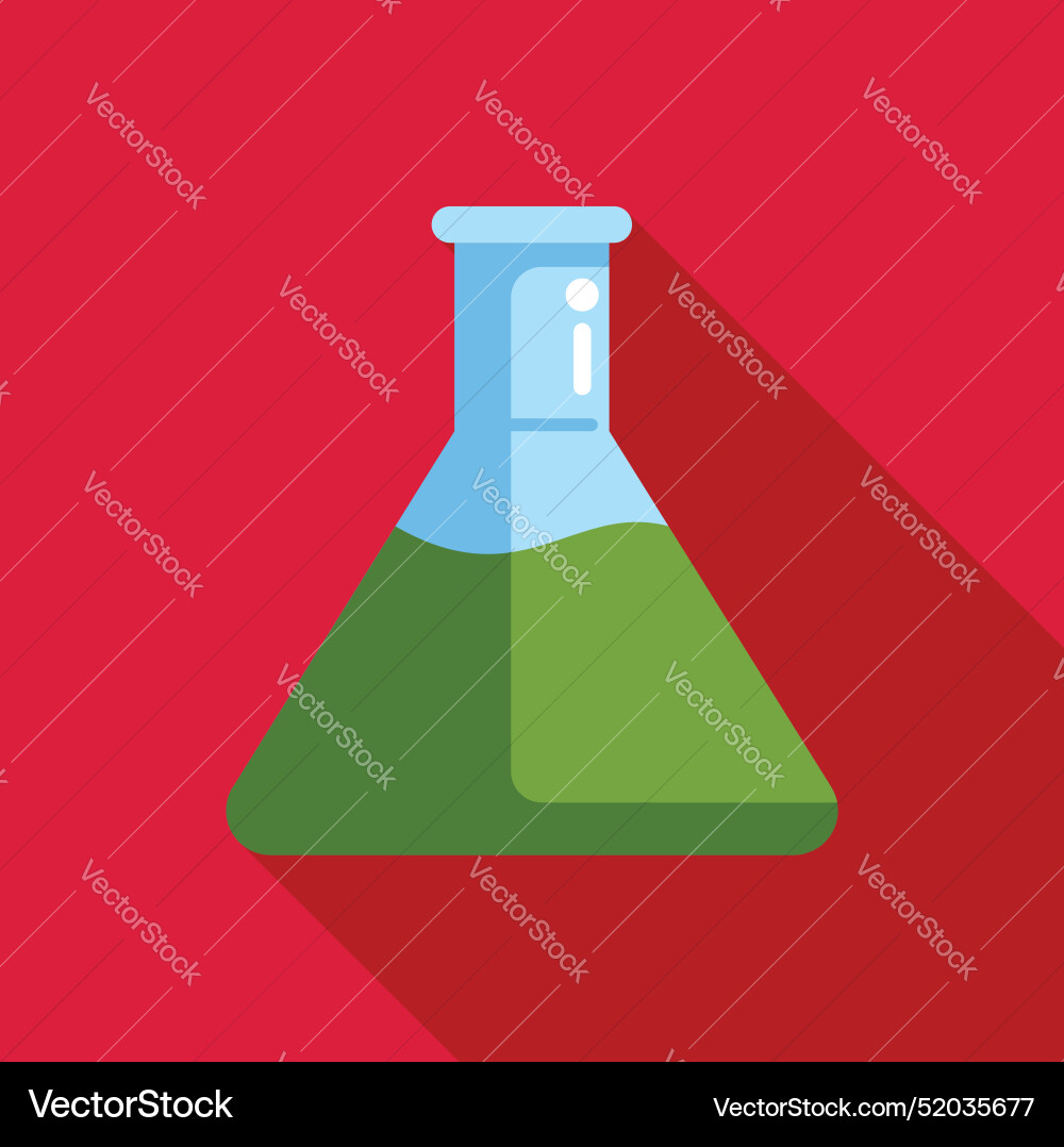 A laboratory glassware Royalty Free Vector Image
