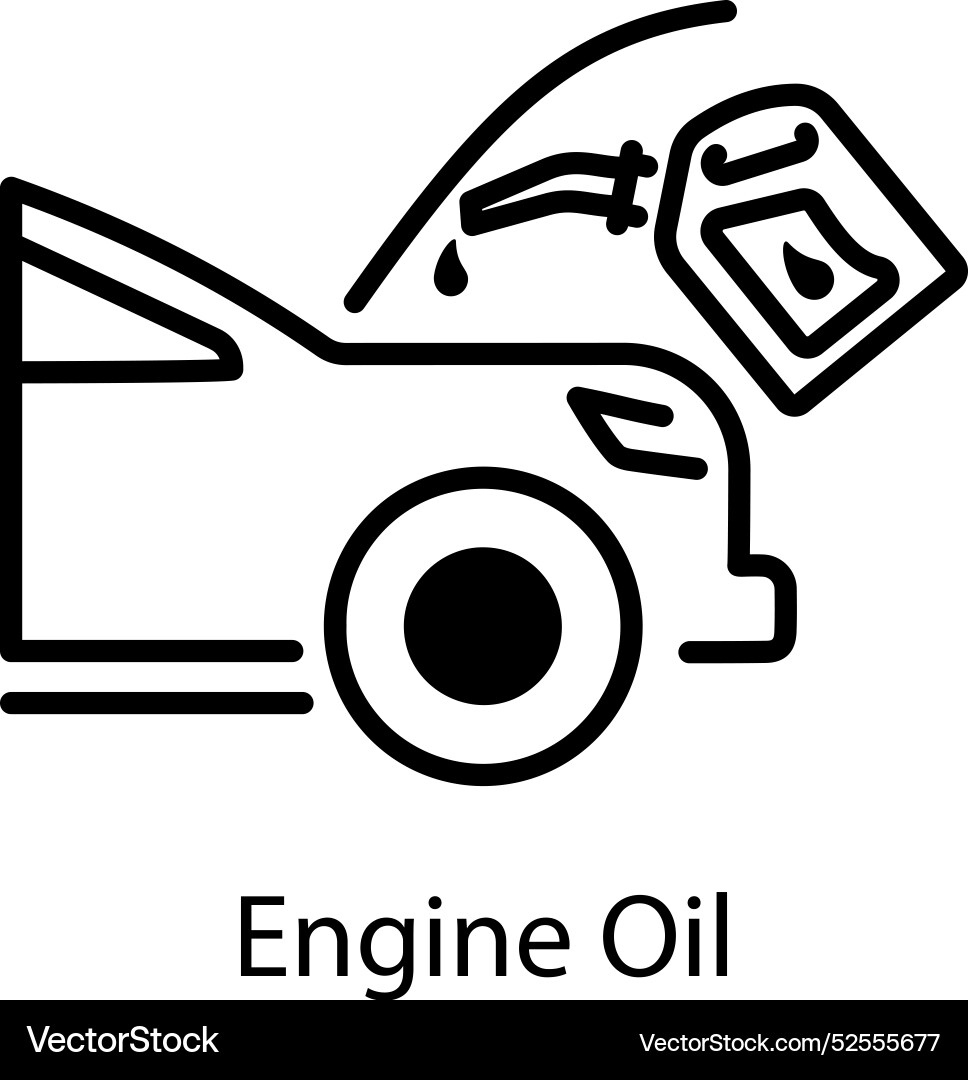 Engine oil Royalty Free Vector Image - VectorStock