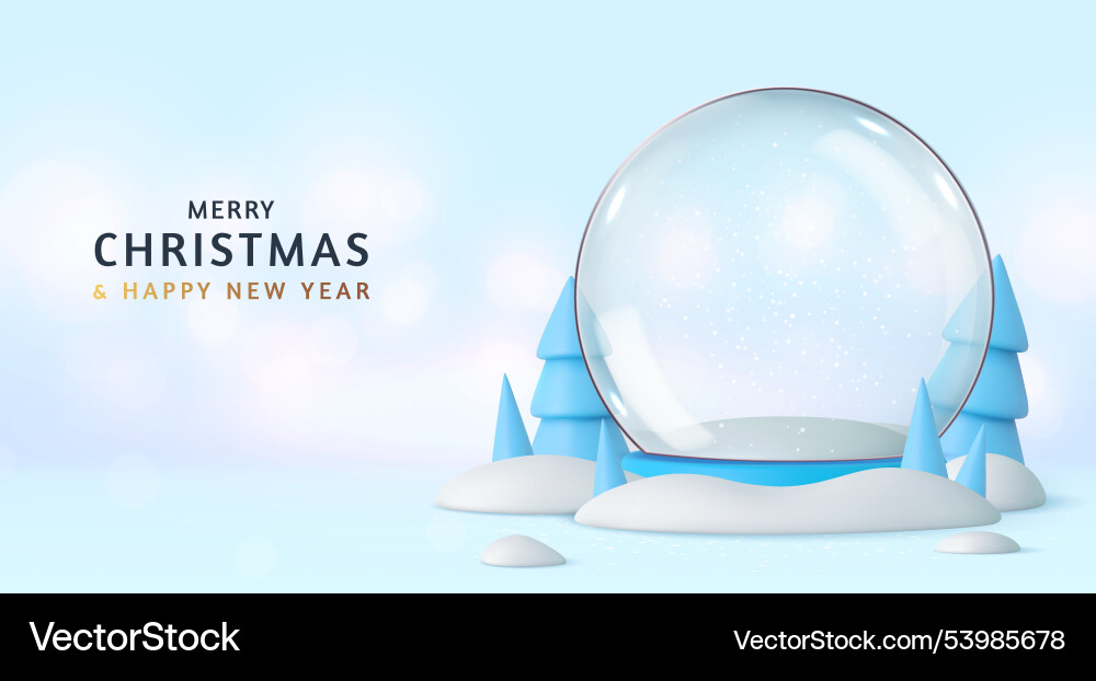 3d christmas background Royalty Free Vector Image
