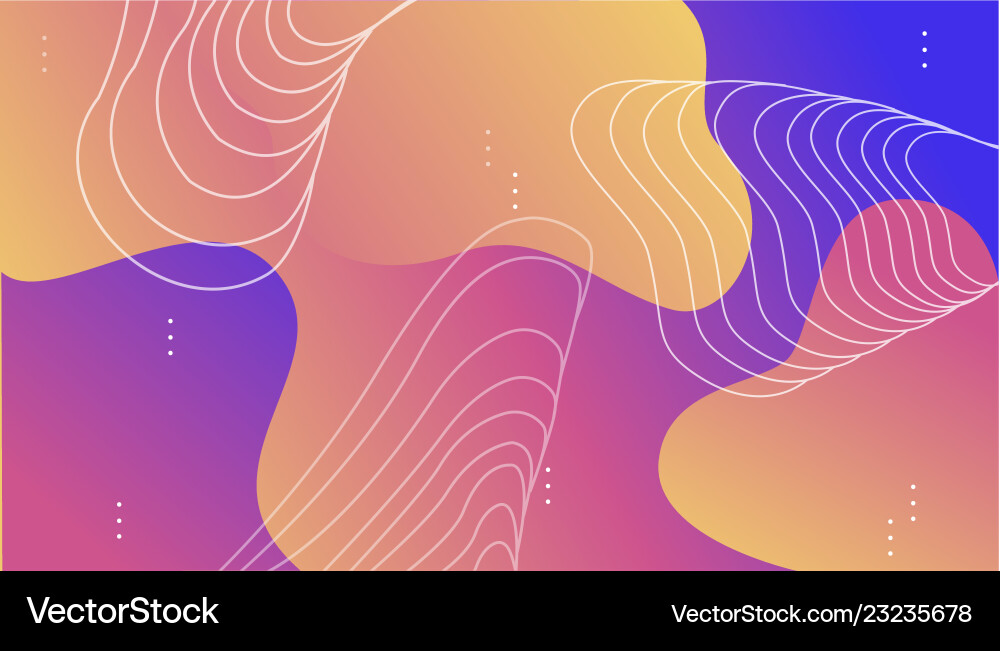 Dynamic Geometric Shapes Royalty Free Vector Image