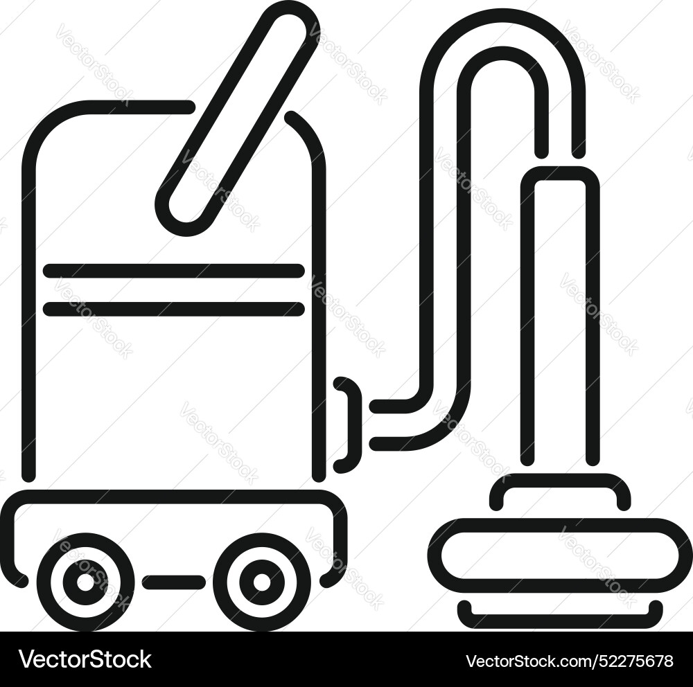Professional cleaning equipment vacuum cleaner Vector Image