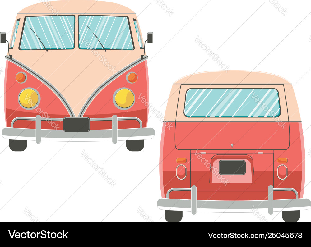 Traveling van design Royalty Free Vector Image