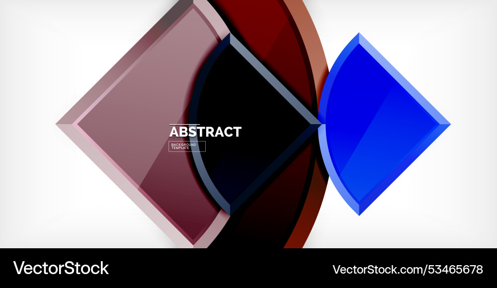 Triangle circles background Royalty Free Vector Image