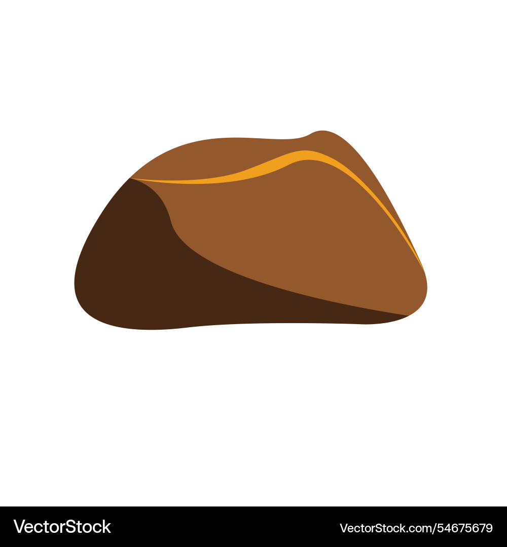 Rock stone Royalty Free Vector Image - VectorStock