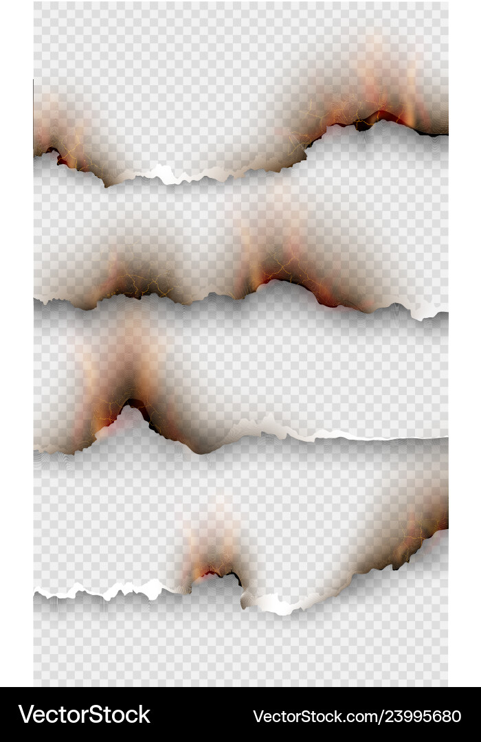Burning Paper Texture Royalty Free Vector Image