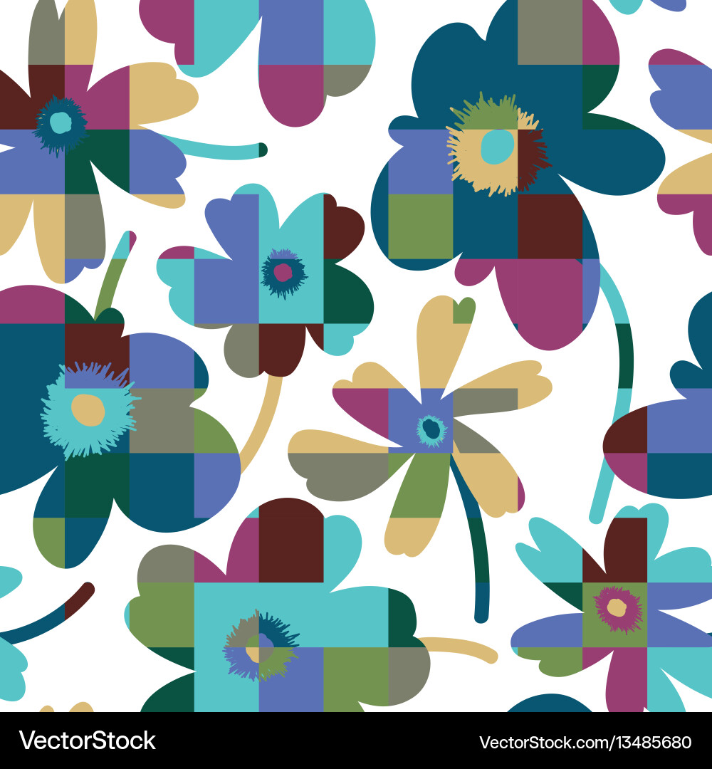 Elegant floral seamless pattern Royalty Free Vector Image
