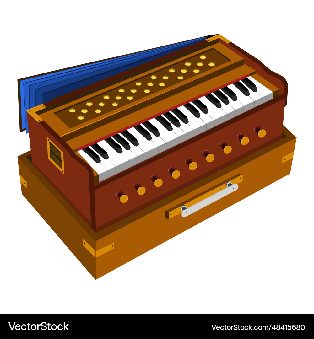 Harmonium Royalty Free Vector Image - VectorStock