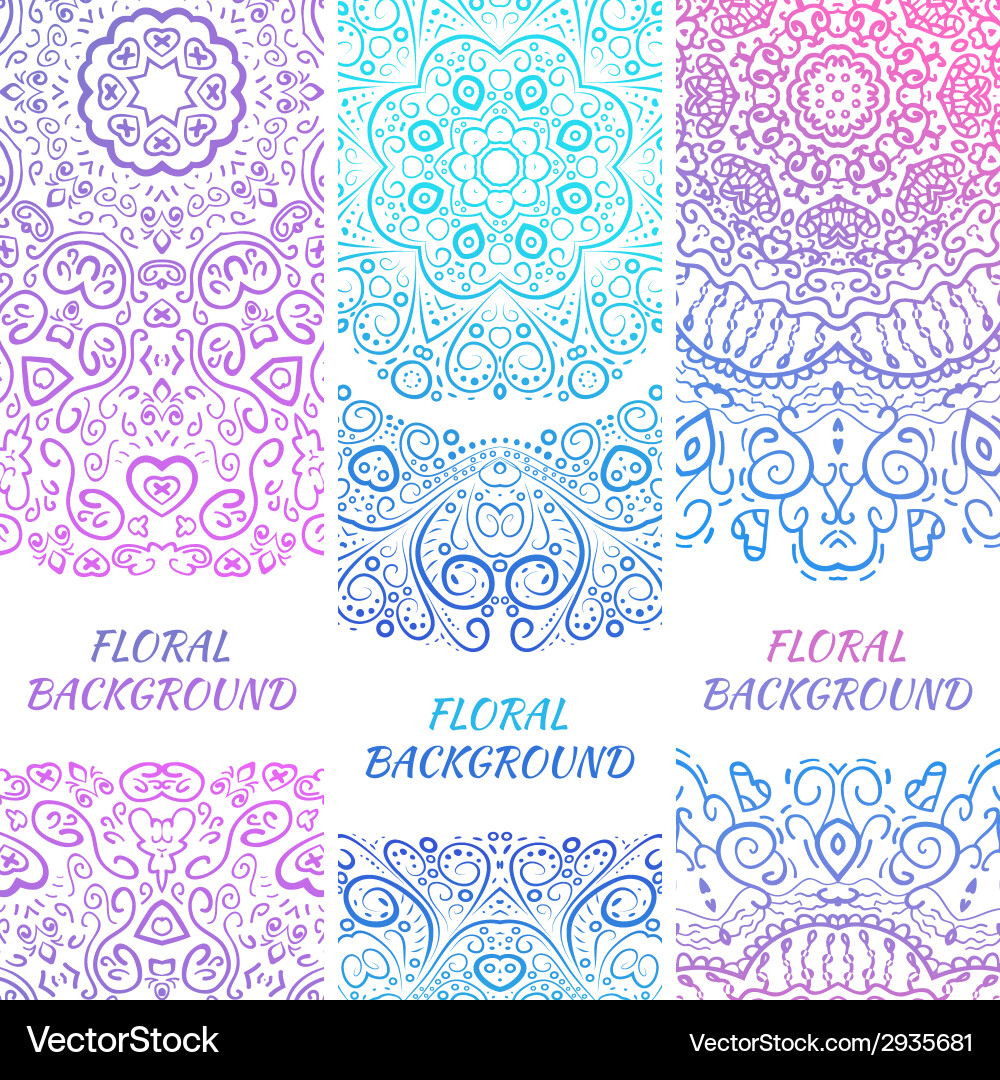 Ethnic Tribal Banners Royalty Free Vector Image