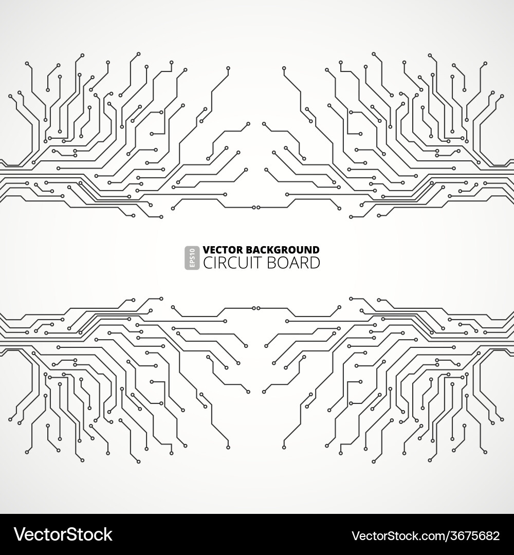 Abstract background of digital technologies Vector Image