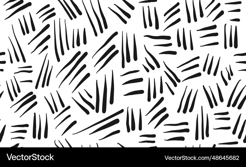 Doodle seamless pattern hand drawn geometric Vector Image