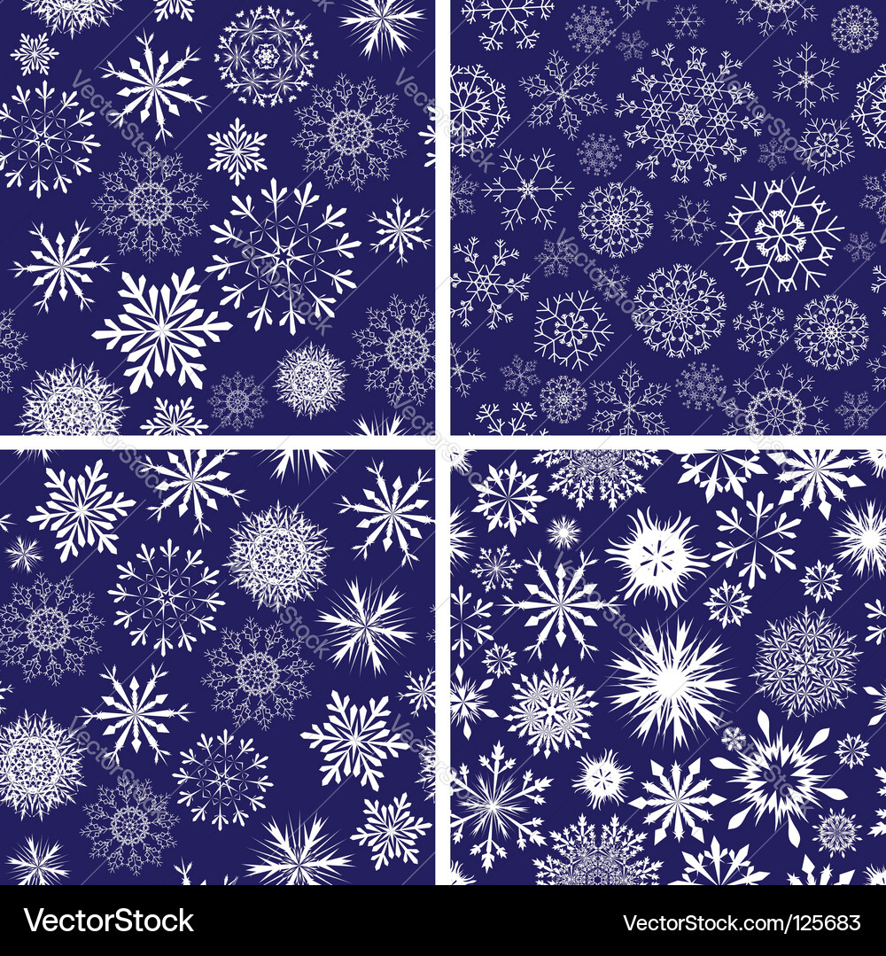 Snowflakes background Royalty Free Vector Image