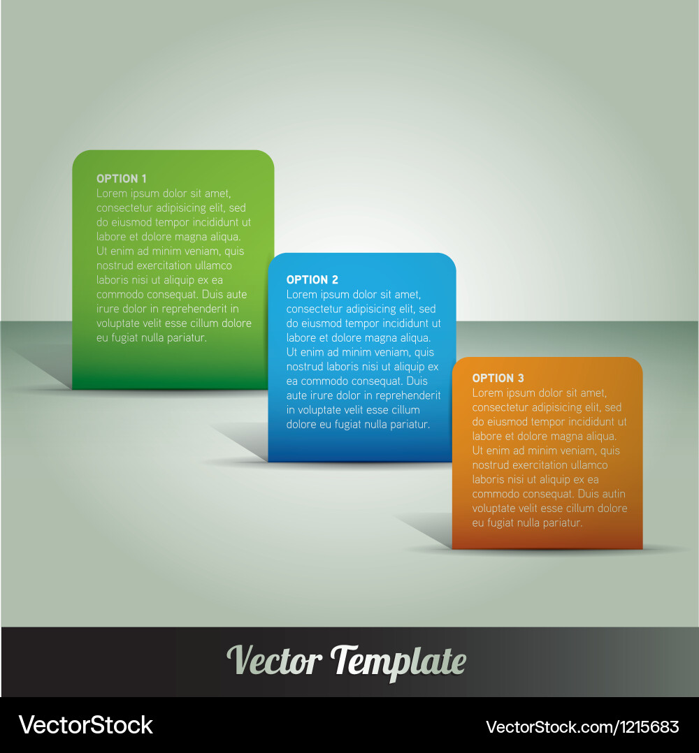 Template eps10 Royalty Free Vector Image - VectorStock