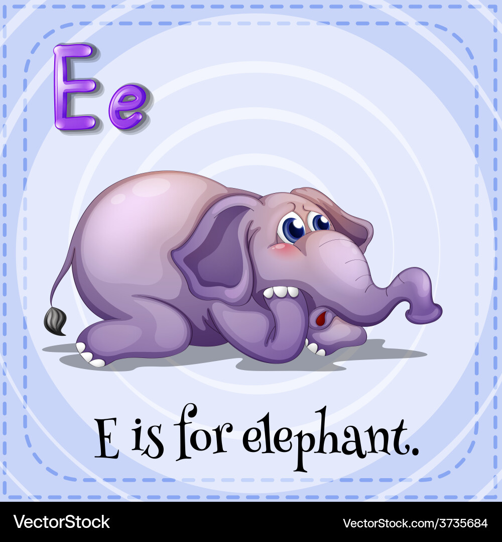 Letter e Royalty Free Vector Image - VectorStock